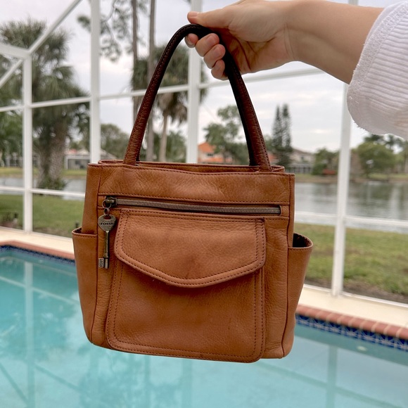 Fossil | Bags | Vintage Fossil Mini Tote Bag | Poshmark